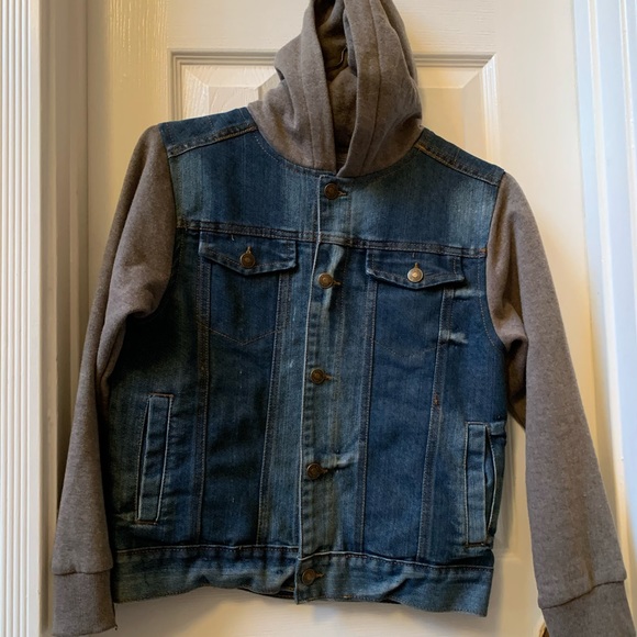 Ring of Fire | Jackets & Coats | Hooded Denim Jacket | Poshmark